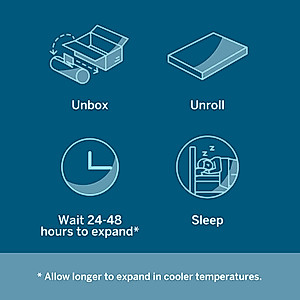 Lucid 5 Inch Firm Gel Memory Foam Mattress Twin XL — Gel Infusion—Hypoallergenic Bamboo Charcoal—Breathable Cover,White