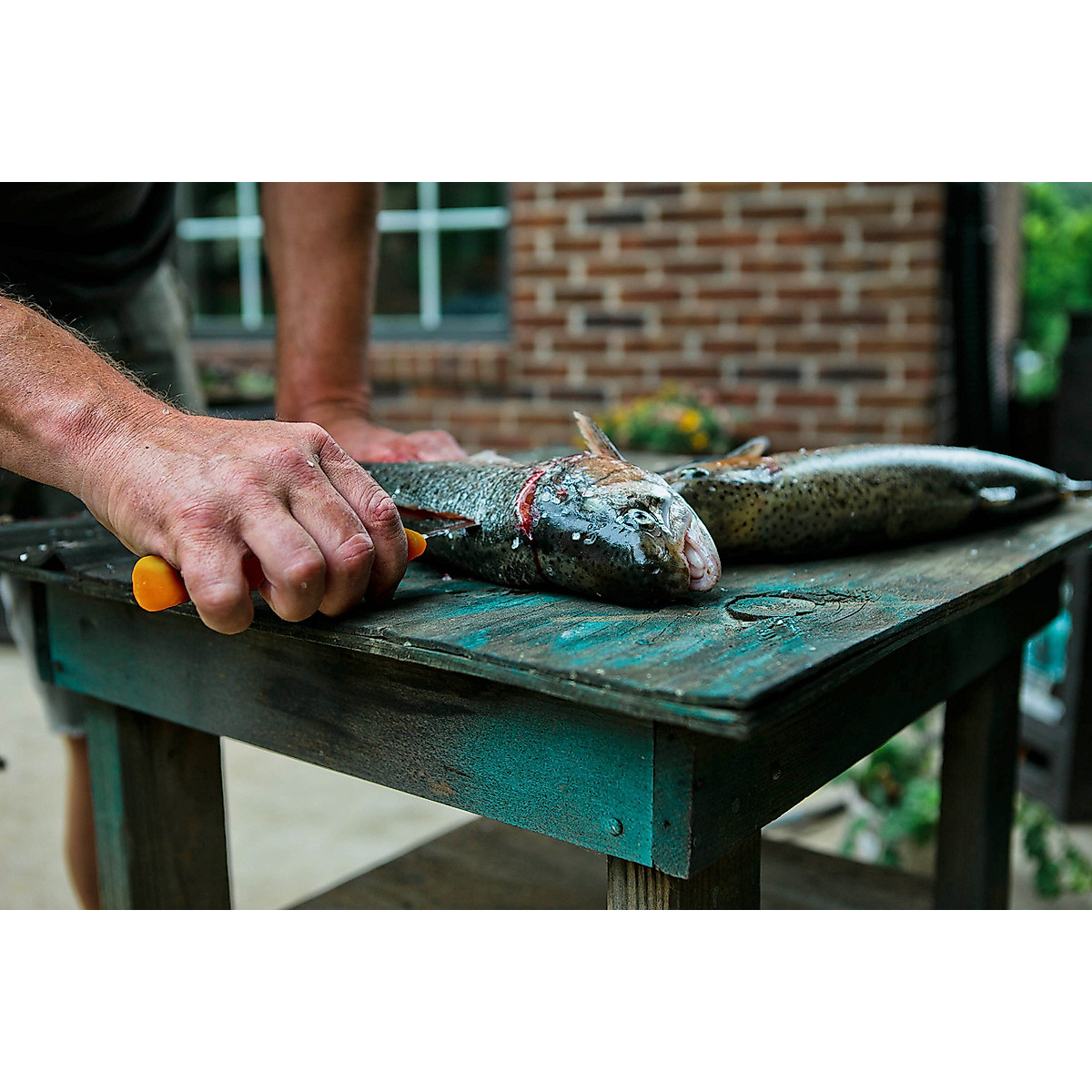 ULTRASOURCE Boning Knife, 6" Curved/Stiff Blade, Polypropylene Handle