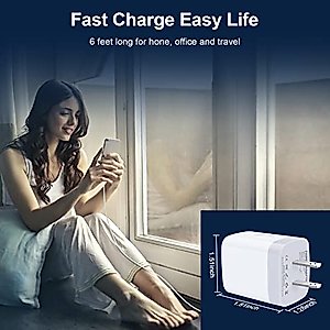 Super Fast Charger Samsung Type C for Samsung Galaxy A14 A13 5G A03S A53 A23 A54 A34 A33/S23 S22 Ultra/S21 FE/S20/A04S/Z Flip 4 3/Z Fold4,Pixel 7,USB C Wall Charger Charging Block 6FT USBC to C Cable