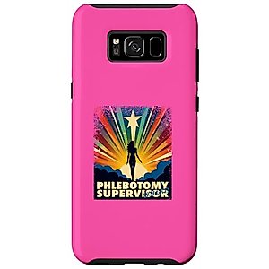 Galaxy S8+ Phlebotomy Supervisor Funny Female Hero Job Women Case