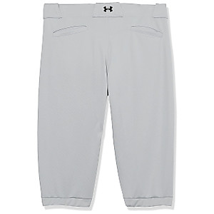 Under Armour Girls Utility Softball Pants 22, (075) Baseball Gray / / Black, Medium
