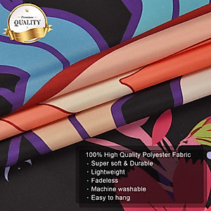 Uspring Moon Garden Tapestry Plants Flowers Tapestries Moon and Stars Tapestry Mandala Wall Tapestry Mystical Colorful Tapestry Wall Hanging for Room (36 × 48 inches)