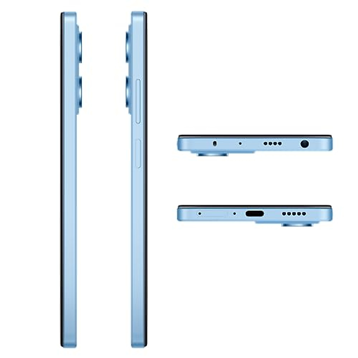 Xiaomi Redmi Note 12 Pro 5G + 4G (256GB + 8GB) Factory Unlocked 6.67" 50MP Triple Camera (Only Tmobile/Metro/Mint USA Market) + Extra (w/Fast Car Charger Bundle) (Sky Blue)