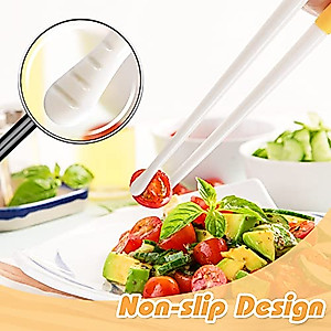 HANSGO Kid Training Chopsticks, 4 Pairs Colorful Learning Chopsticks Detachable Training Chopsticks for Kids Toddler Children Left or Right Handed Dishwasher Safe