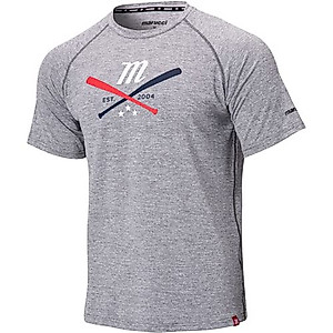 MARUCCI MEN'S CROSSOVER MARLED TEE GRAY