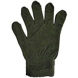 Winter Magic Gloves, 12 Pairs Stretchy Warm Knit Bulk Pack Mens Womens