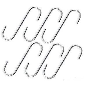 ToolEssentials 6 Piece Set of 5-Inch Metal"S" Hooks