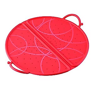 Kuhn Rikon Foldable Splatter Guard, 12-Inch, Red