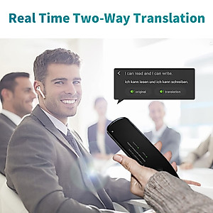 Adelagnes X5 Pro Reader Scanner Pen Dictionary Language Translator Device Voice Translator Support 112 Languages Real Time Text to Speech OCR/WiFi Translator Suitable for Meetings Travel Learning