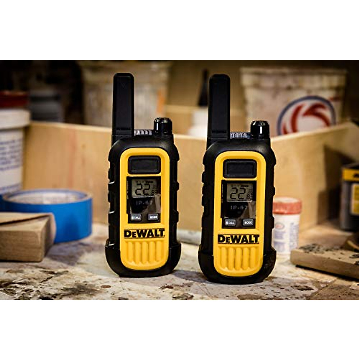 DEWALT DXFRSSV1 Headset for DXFRS300 and DXFRS800 Walkie Talkie Two-Way Radios, 2.5mm Earphone Jack