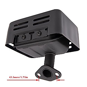 GX160 Exhaust Muffler Assembly Replaces OEM 18300-ZE1-900 18310-ZF1-000 Fit for Honda GX160 GX200 5.5HP 6.5HP Engine