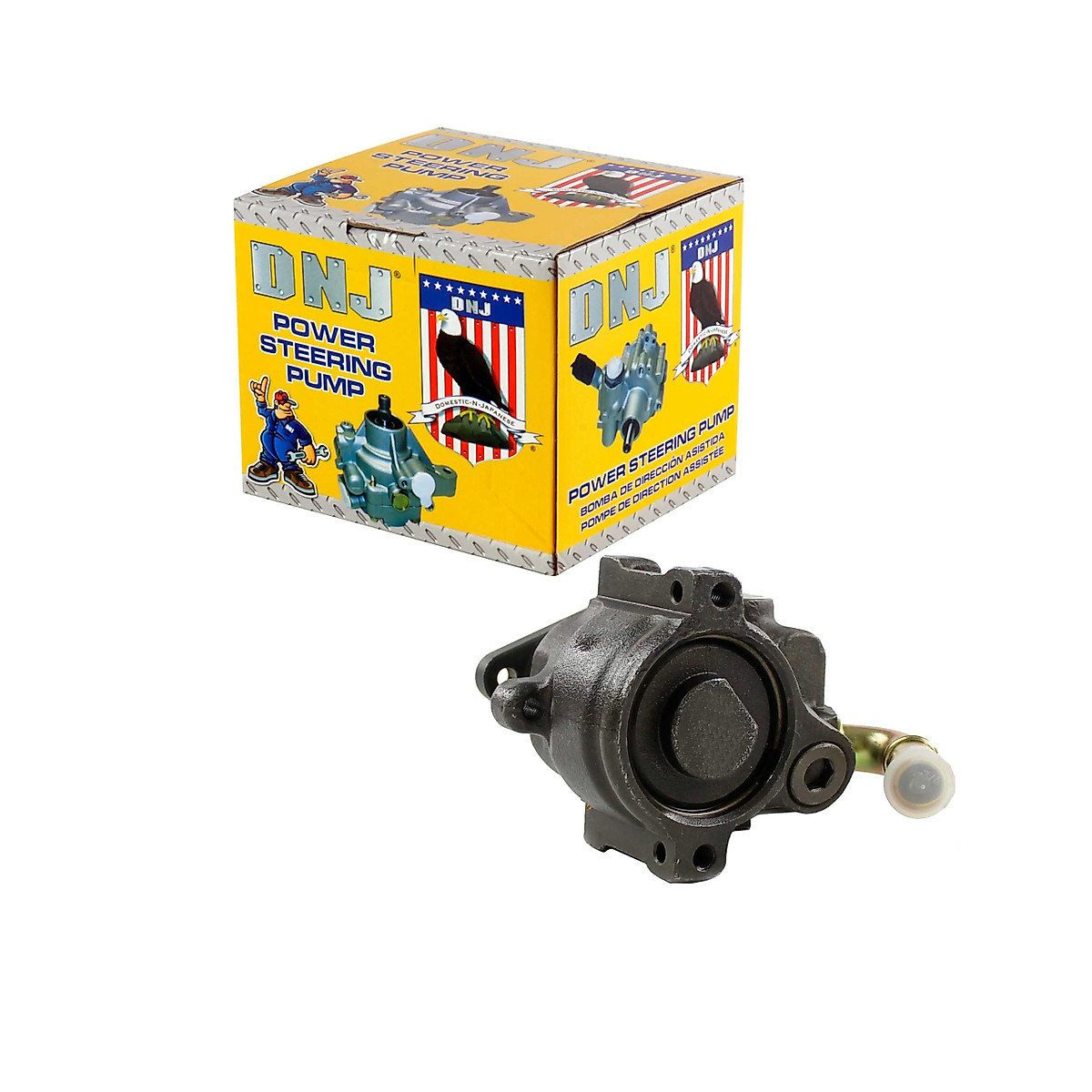 DNJ PSP1160 New Power Steering Pump for 2007-2008 Ford Ranger 3.0L V6 12V OHV 2986cc