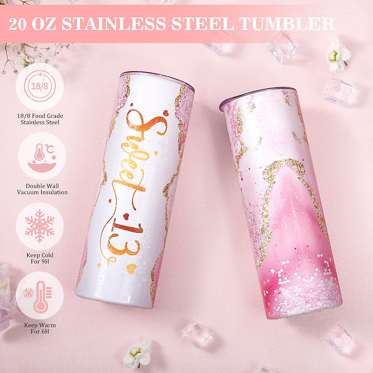 Gifts For 13 Year Old Girl Birthday Gift Ideas, Best Friend Birthday Gifts For Her, 13th First Birthday Gifts For Teen Girls, 13th Birthday Decorations For Girls, Daughter, Niece, Granddaughter