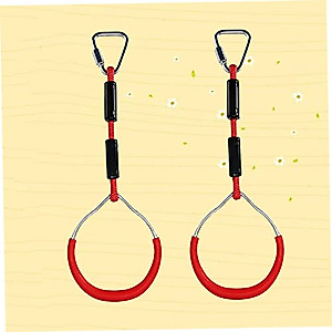 BESPORTBLE 2pcs Swing Outdoor for Kids Swing Indoor Interior Accessories Kids Exercise Rings Gymnastics Rings Monkey Swing Bar Fitness Ring Kids Gymnastic Ring Workout Ring Pendulum Ring Ring