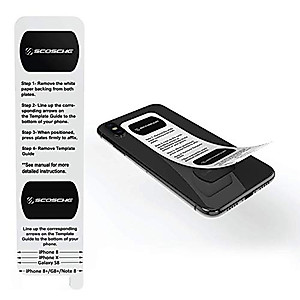 Scosche MDMRK-XCES0 MagicMount Magnetic Mount Replacement Plate Kit for Phone Holders - Black