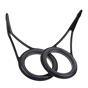 OriGlam Fishing Rod Guides Sets, Rod Repair Kit Rod Guide Tip Repair Kit, Rod Part Fishing, Spinning Rod Guides Tip Ceramic Guide, Fishing Rod Repair Kit