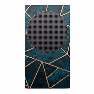Head Case Designs Officially Licensed Elisabeth Fredriksson Deep Teal Stone Art Mix Matte Vinyl Sticker Gaming Skin Case Cover Compatible with Xbox Series S Console and Controller Bundle