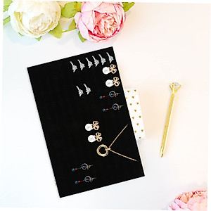 Cabilock 16 pcs jewelry box pad earring display stands for selling jewelry organizer inserts ring tray for jewelry earring holder insert jewelry holder ring storage sponge showcase earrings