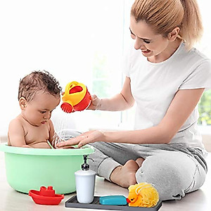 ZAPPOWARE Silicone Kitchen Sink Caddy Sponge Holder 12x4.7 Gray - Bathroom Vanity Tray Organizer, Soap Tray for Dish Scrubber, Soap Dispenser