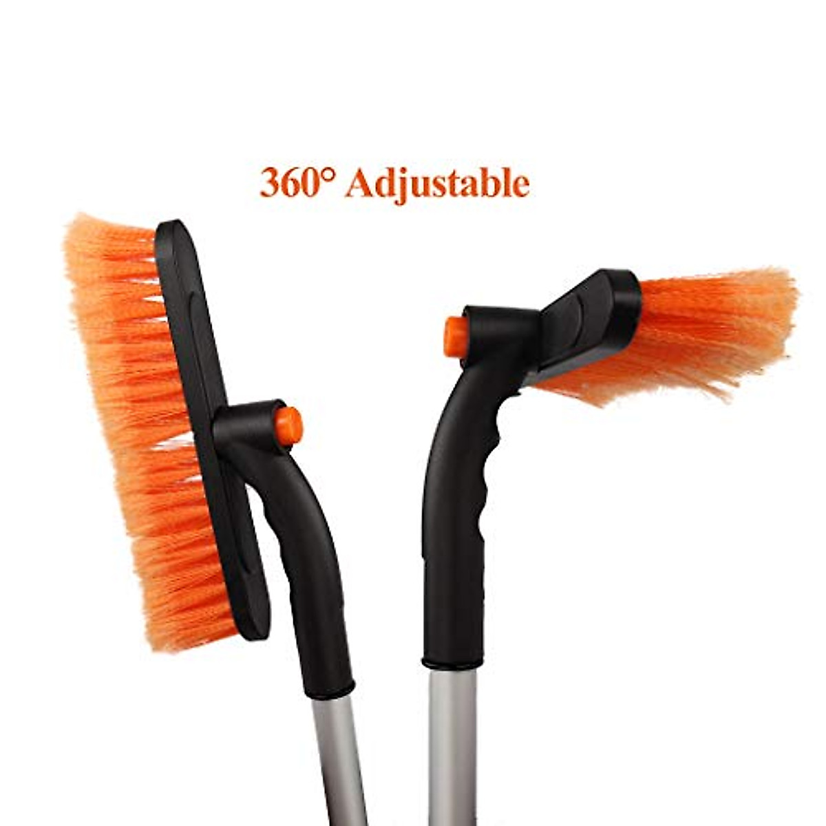 YunGuoGuo Car Snow Brush and Detachable Ice Scraper Extendable Snow Brush with Squeegee and Snow Mover for Car Auto SUV Truck Windshield Windows