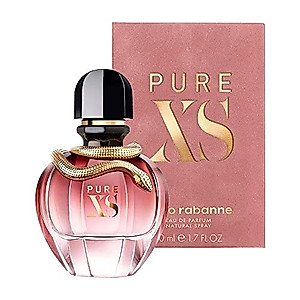 Paco Rabanne Pure XS Perfume For Women - Amber Floral Fragrance - Opens With Notes Of Popcorn And Vanilla - Blended With Coconut And Ylang-Ylang - Sensual Scent - Eau De Parfume Spray - 1.7 Oz