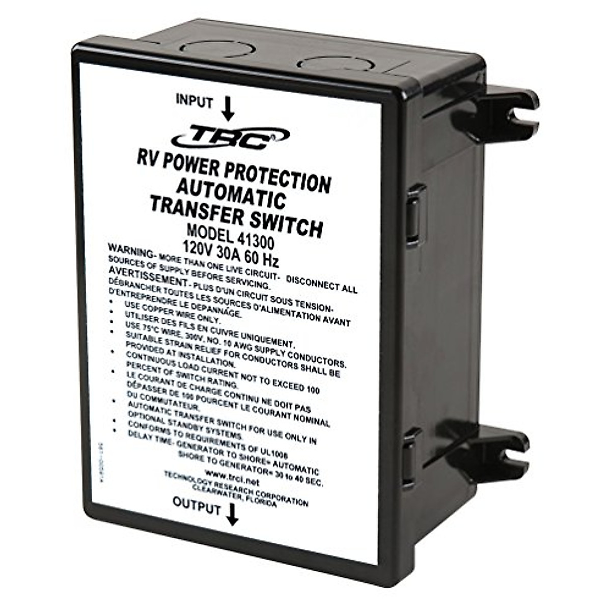 Technology Research 41300 30 Amp Transfer Switch
