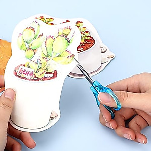 3Pcs Small Scissors All Purpose Craft Scissors Stainless Steel Scissors with Protective Cover Mini Detail Craft Scissors Precision Straight Fine Tips Design for Paper Cutting,Scrapbooking