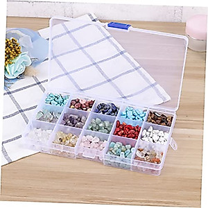 COHEALI Ornament Kits Set Decorative Beads Gem Beads Beads Crystal Beads Heart Charm Jewelry Making Findings Natural Beads Kit Hallow Bead DIY Beads Suite Gemstone Beads Beadwork Tibet