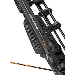 BARNETT Blackcat Recurve Crossbow Hunting Package, with Red Dot Sight, 2 Arrows, Lightweight Quiver, Shoots 260 Feet Per Second, Black Strike