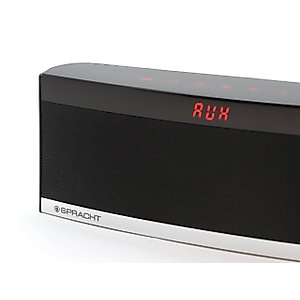 Spracht BluNote Pro Blutooth Speaker - Portable Conferencing and Wireless Speaker, Visual Scrolling Caller ID and Dual MEMs Mics