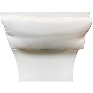 Sunbrella Headrest Pillow -fits Ledge Lounger (Natural (White))