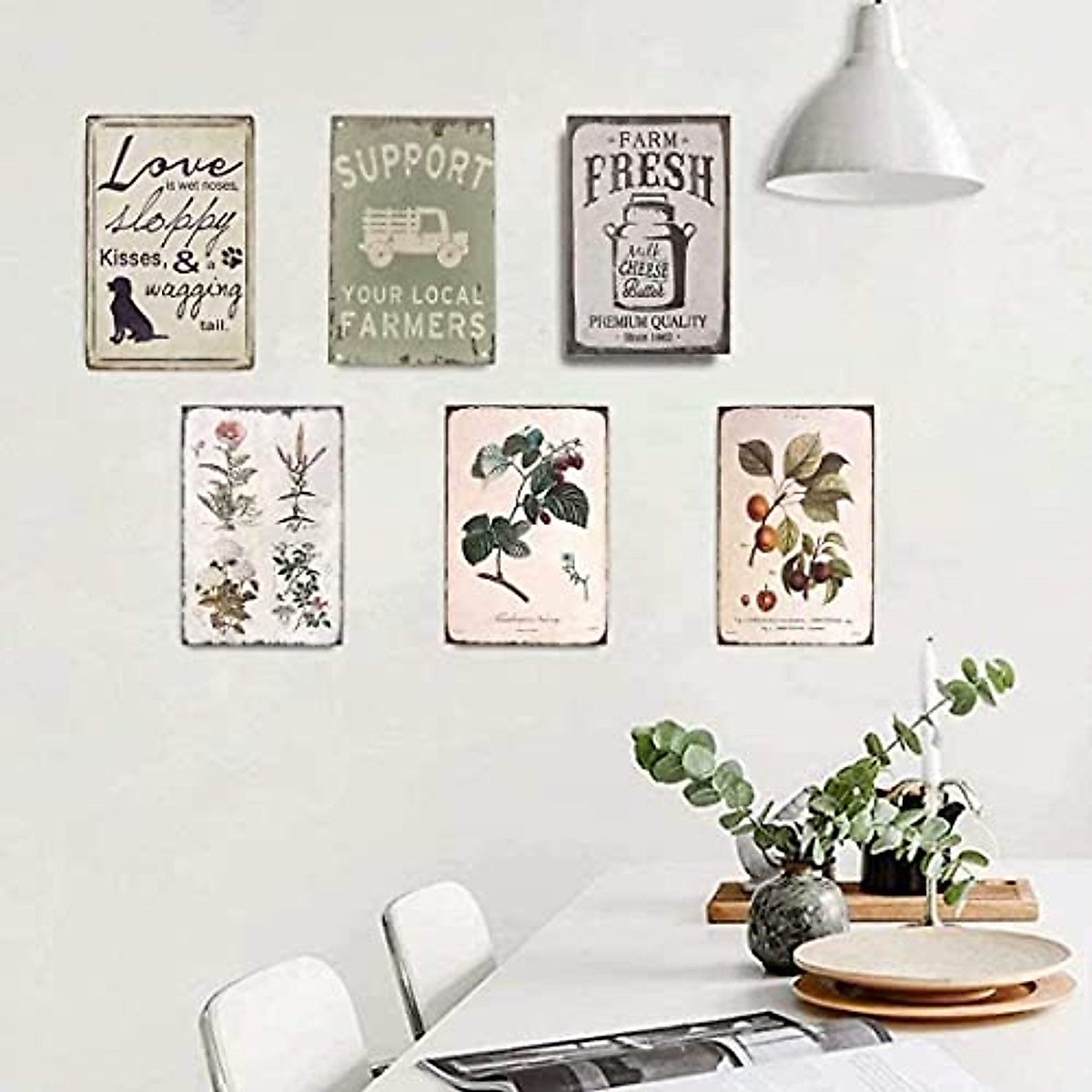 Licpact Metal Signs Plaques Wall Decor Hanging Art a Letter from Heaven Butterfly Posters Prints Art Sculpture Decorative for Home Bedroom 8 X 12 Inches