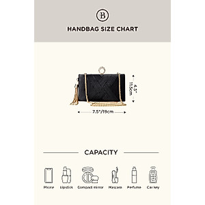 BABEYOND Clutch Purses for Women - Evening Bag Tassel Pendant Clutch for Bride Party Prom Wedding