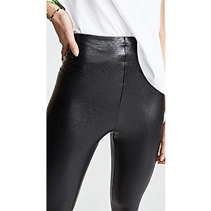 commando Women's Perfect Control Faux Leather Leggings, Black, M