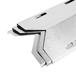 Uniflasy Replacement Parts for Charmglow Home Depot 3 Burner 720-0230, 720-0036-HD-05, Sterling Forge 720-0016 Gas Grills, Stainless Steel Grill Burner Tube, Heat Plates Tent Shield, Burner Cover