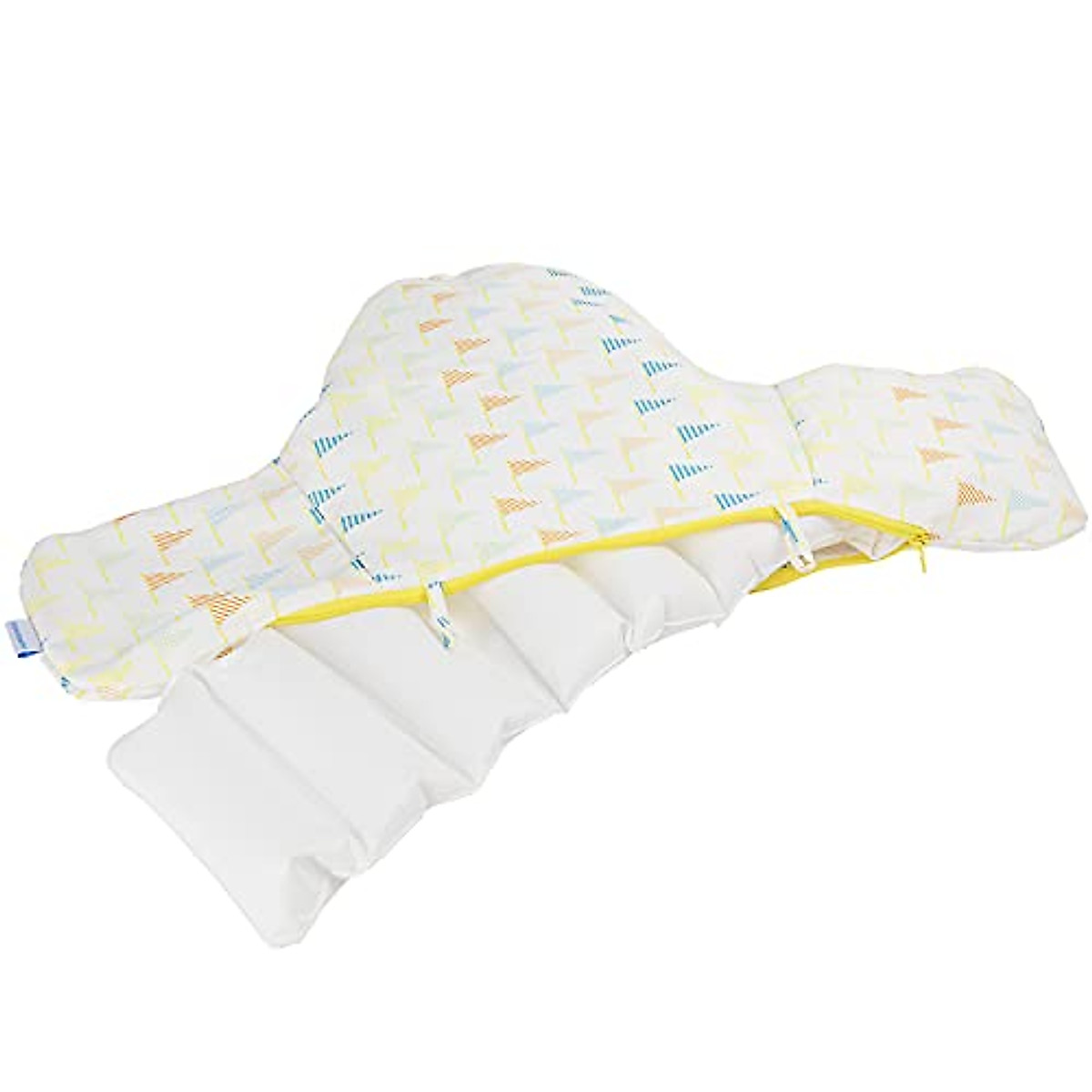 Dadouman Inflatable & Reversible Supporting Cushion for IKEA Antilop High Chairs & Wooden High Chairs, Inflatable Cushion Insert Included (Flags)