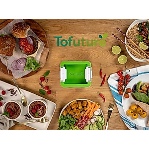 Tofuture Tofu Press - The Orginal and Best Tofu Press. Easily And Quickly Remove Water from Tofu to Improve the Flavor and give Perfect Texture Everytime, 6x5x3 inches