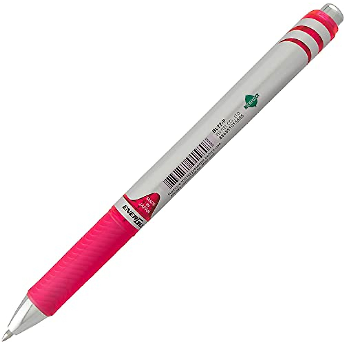 Pentel EnerGel 0.7 mm Liquid Gel Ink Pens - Pack of 5 Pink Deluxe RTX Energel Pens with 3 Refills