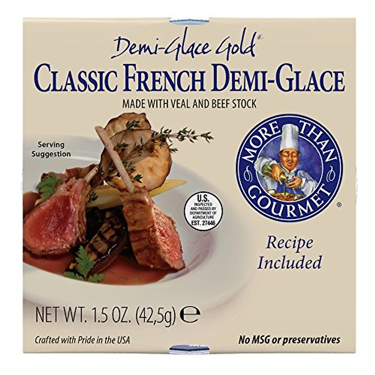 More Than Gourmet Classic French Demi Glace, Veal, 1.5 Oz