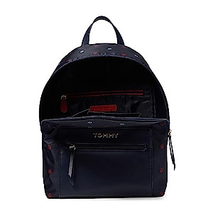 Tommy Hilfiger Alexis II Smalldome Backpack Serif Critter Nylon Tommy Navy/Tommy Red/Ivory One Size