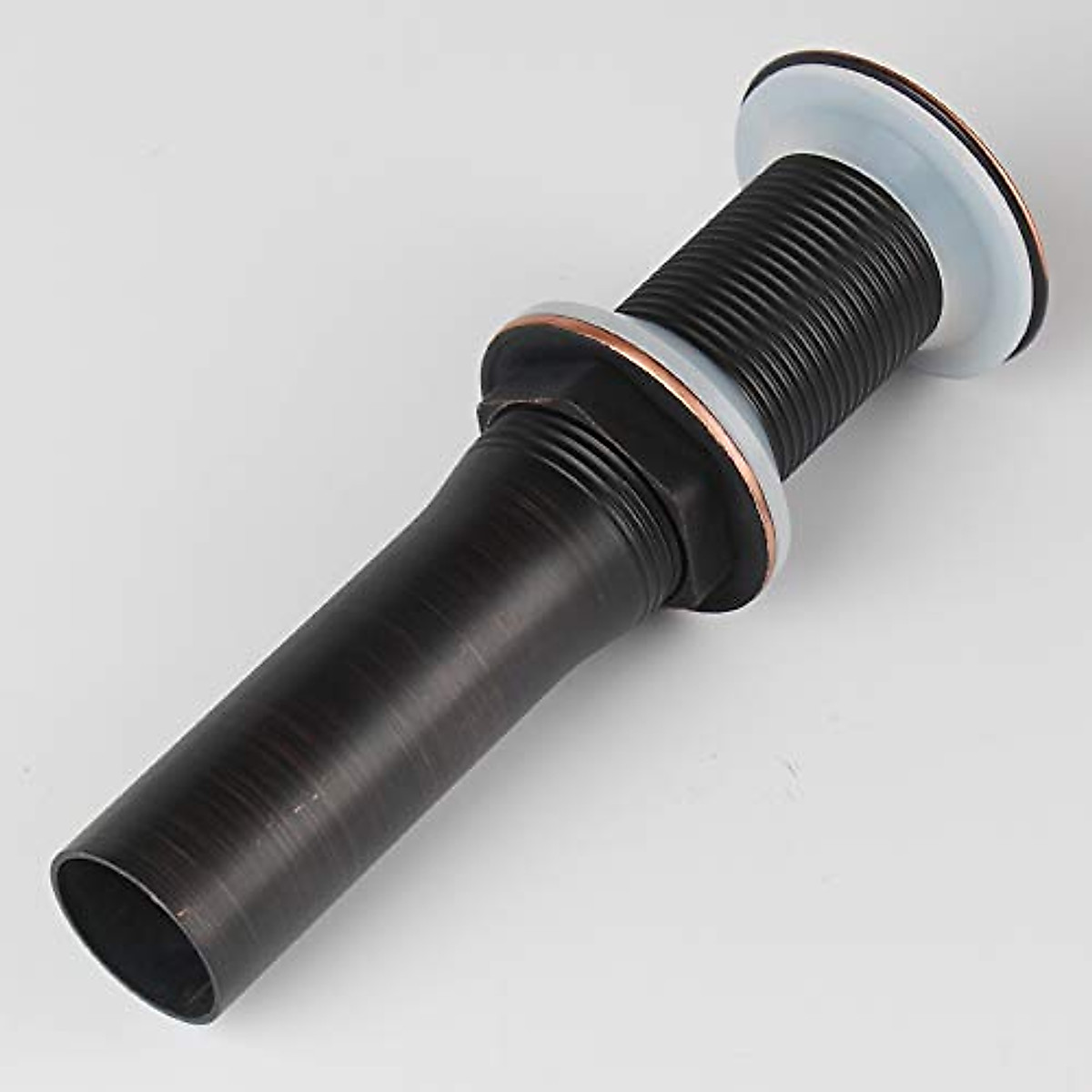 Oil Rubbed Bronze Pop Up Drain with Detachable Basket, Bathroom Vessel Lavatory Vanity Faucet Sink Drain Stopper, ORB Without Overflow
