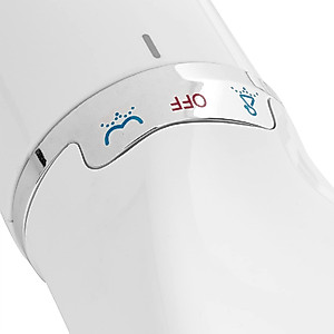 Septpenta G1/2 Bidet Attachment for Toilet, No Need to Plug in Wear Resistant High Pressure Resistant Toilet Bidet Dual Nozzle, Knob to Control Water Pressure for Sanitary and Feminine Wash (White)