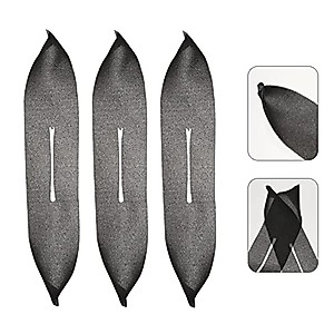 Homoyoyo Grab Handles Grips Anti- Hanger Cover 20pcs Non Hanger Foam Strips Hanger Grips Anti Clothes Hanger Strips Closet Clothes Hanging Accessories for Clothes Hangers Clear Hangers Skirt Hangers