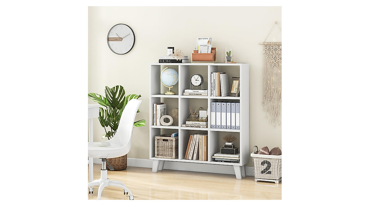 Giantex 9-Cube Open Bookcase - Stylish Storage Solution
