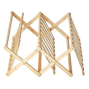 Qmkmyy Foldable Bamboo Shoe Racks 3 Tiers for Entryway Multi Tier Shoe Organizer Rack Multifunctional Storage Free Standing Shelf