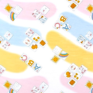 Dream On Me Asheville 4” Firm Fiber Crib and Toddler Mattress, Waterproof, GreenGuard Gold Certified, Dual-Sided , White Embossed Cover, Lightweight Reversible Design