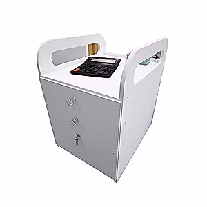 BXYXJ Multi Functional Desk Organizer File Cabinet, 3Layer White with Lock, for Document Folder A4 Paper Debris Sorting and Storage.
