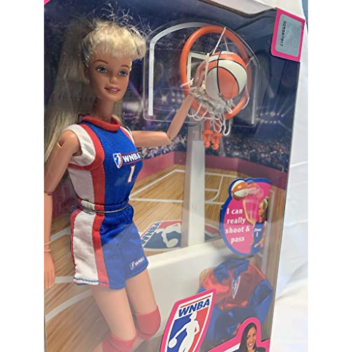WNBA Basketball Blonde Barbie Doll by Mattel