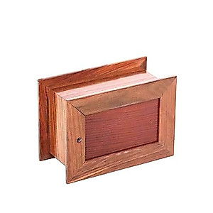 SUPER QUALITY HANDICRAFTS INDIA Rosewood Urns For Pet Ashes | Handmade Urns | Burial Urns | Funeral Urns | Handmade Urns | Decorative Urns | Wood Cremation Urns For Cat and Dog Ashes