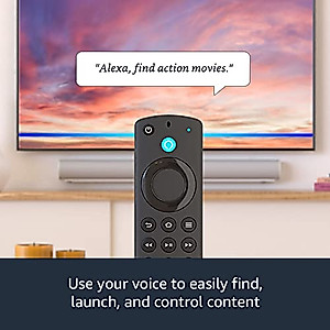 Alexa Voice Remote (International Version) with TV controls, requires compatible Fire TV device